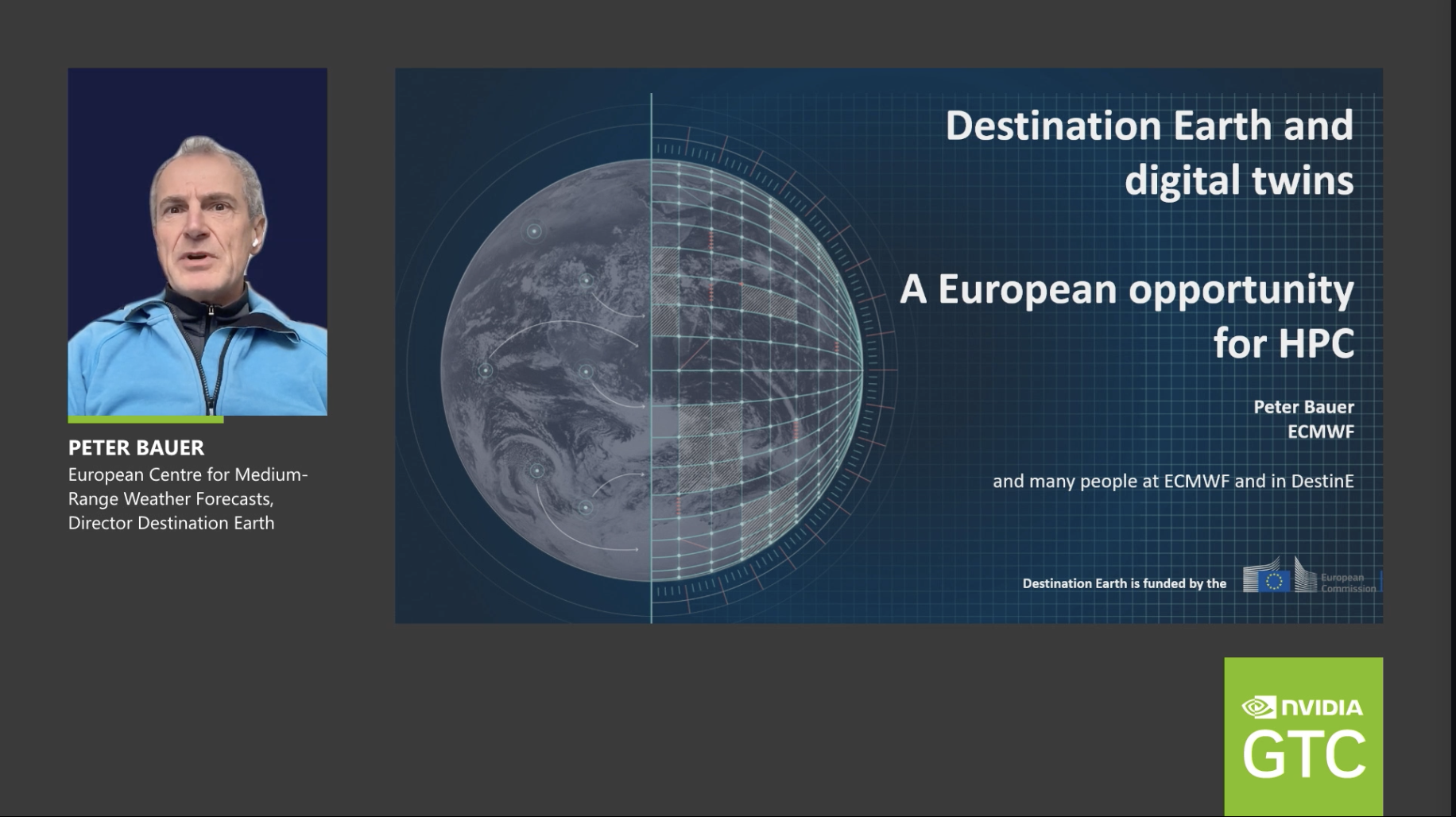 Leads of ECMWF deliver Destination Earth messages at key European forums Leads of ECMWF deliver Destination Earth messages at key European forums